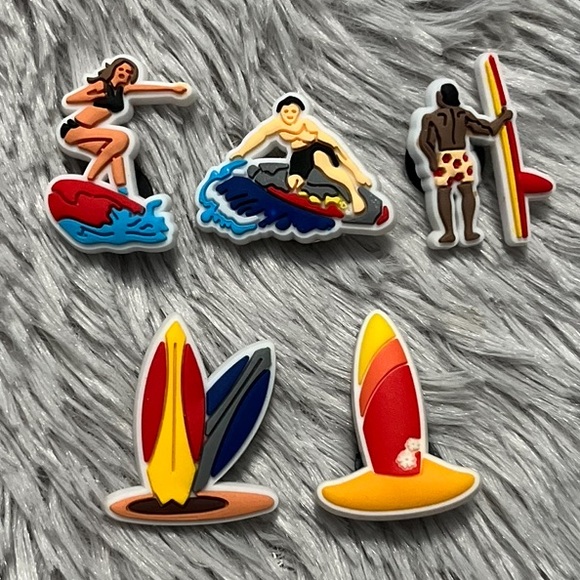 CROCS | Jewelry | Surfing Croc Charm Set | Poshmark